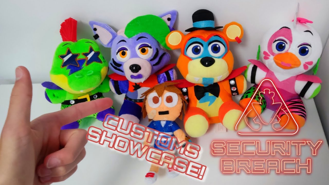 My Fnaf Security Breach Custom Plushies Showcase Featuring Gregory