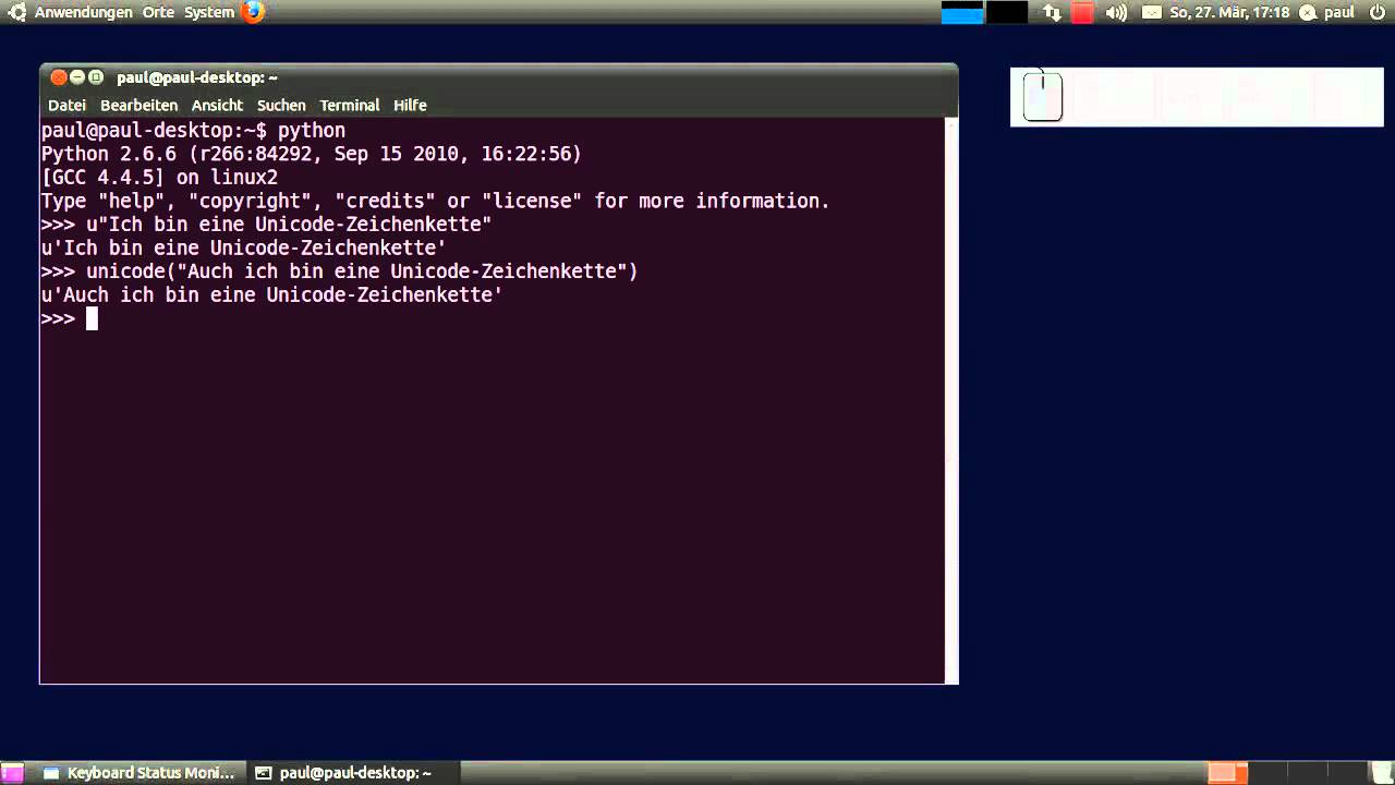Python Programmierung Unicode Youtube