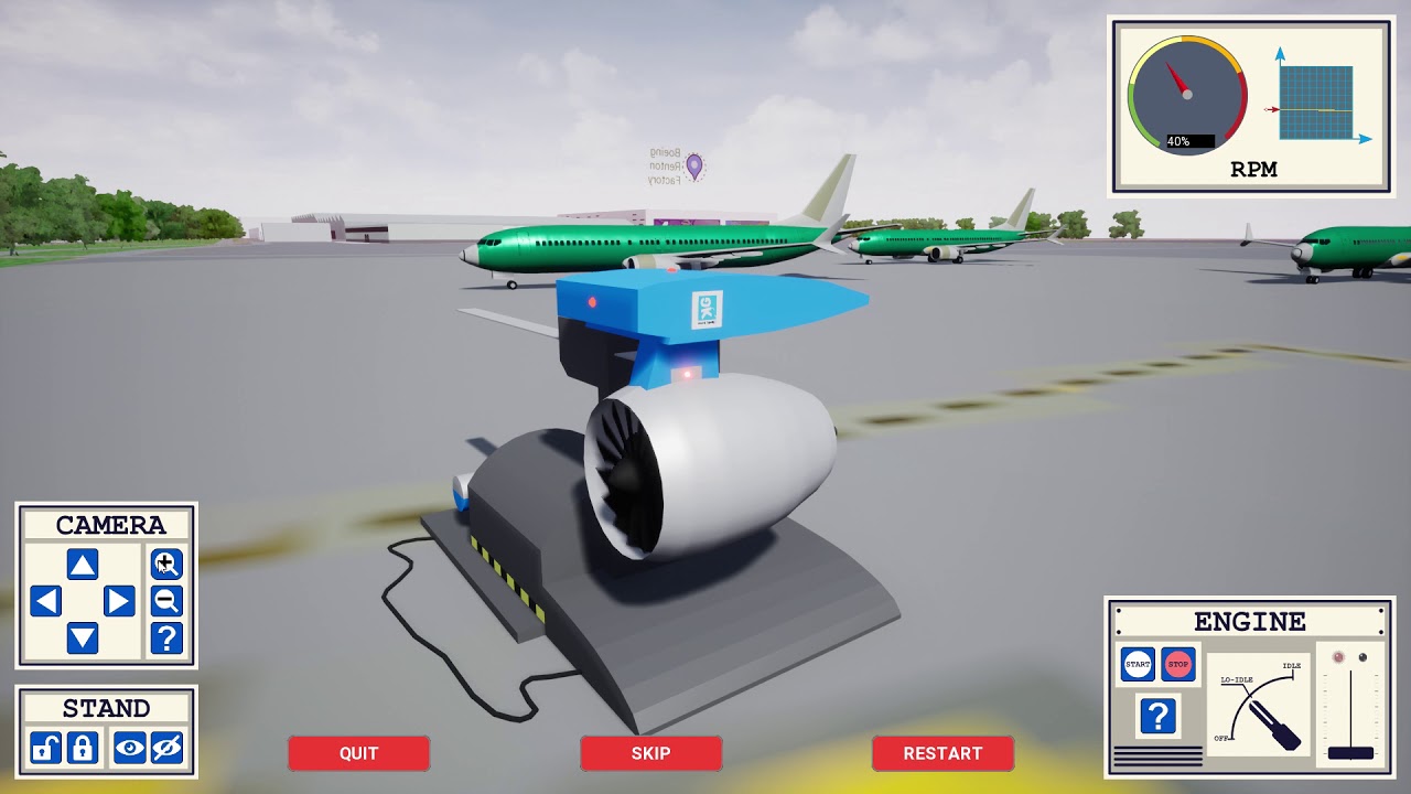 Aircraft Engine Simulator Youtube