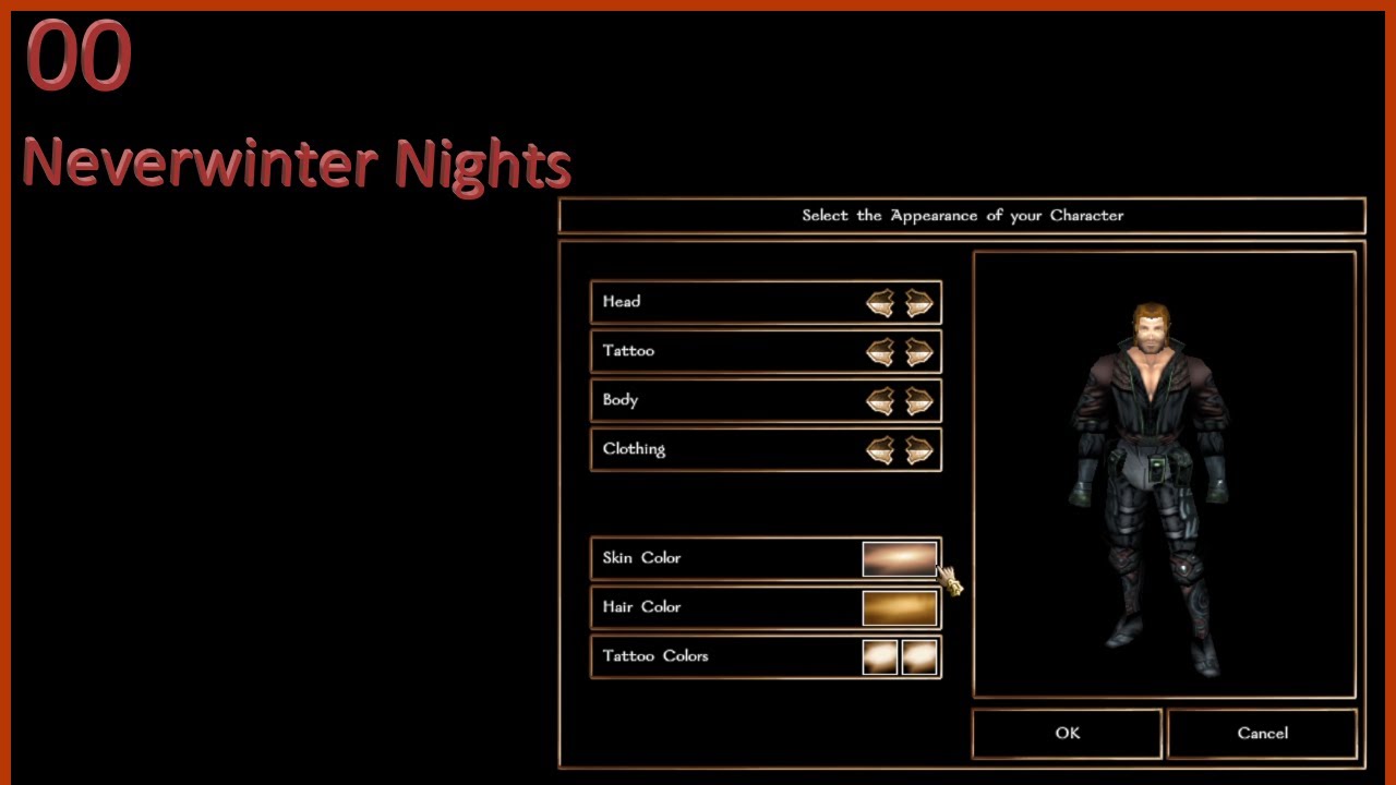 Neverwinter Nights 00 Introduction And Character Creation Youtube