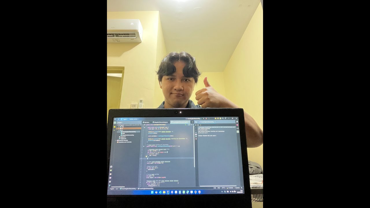 Tugas 2 Praktikum Struktur Data Merge Sort Counting Sort Java