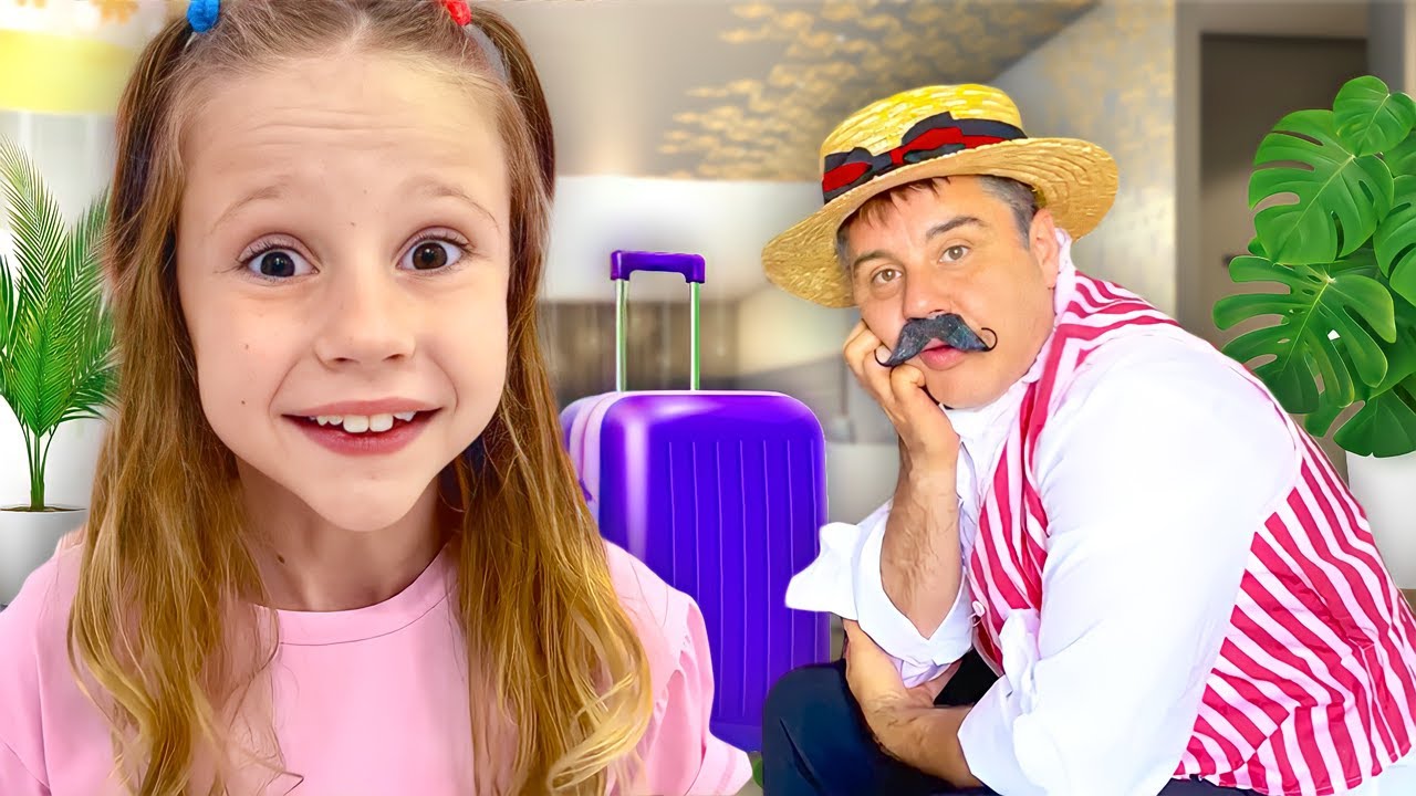 Nastya And Dad Funny Hotel Toys Story Youtube