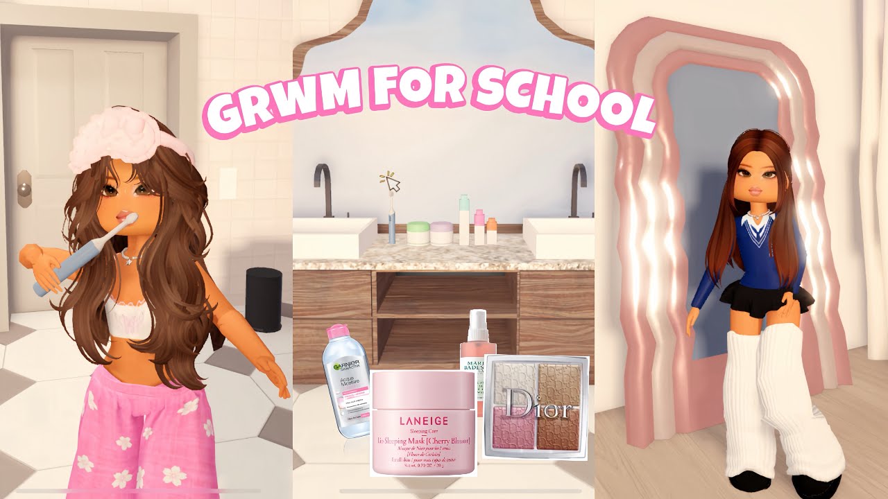 à à ž Grwm For School Berry Avenue Vlog Youtube