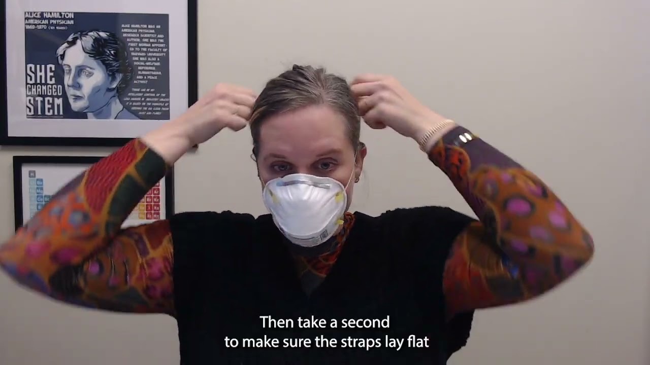 How To Wear An N95 Mask Youtube