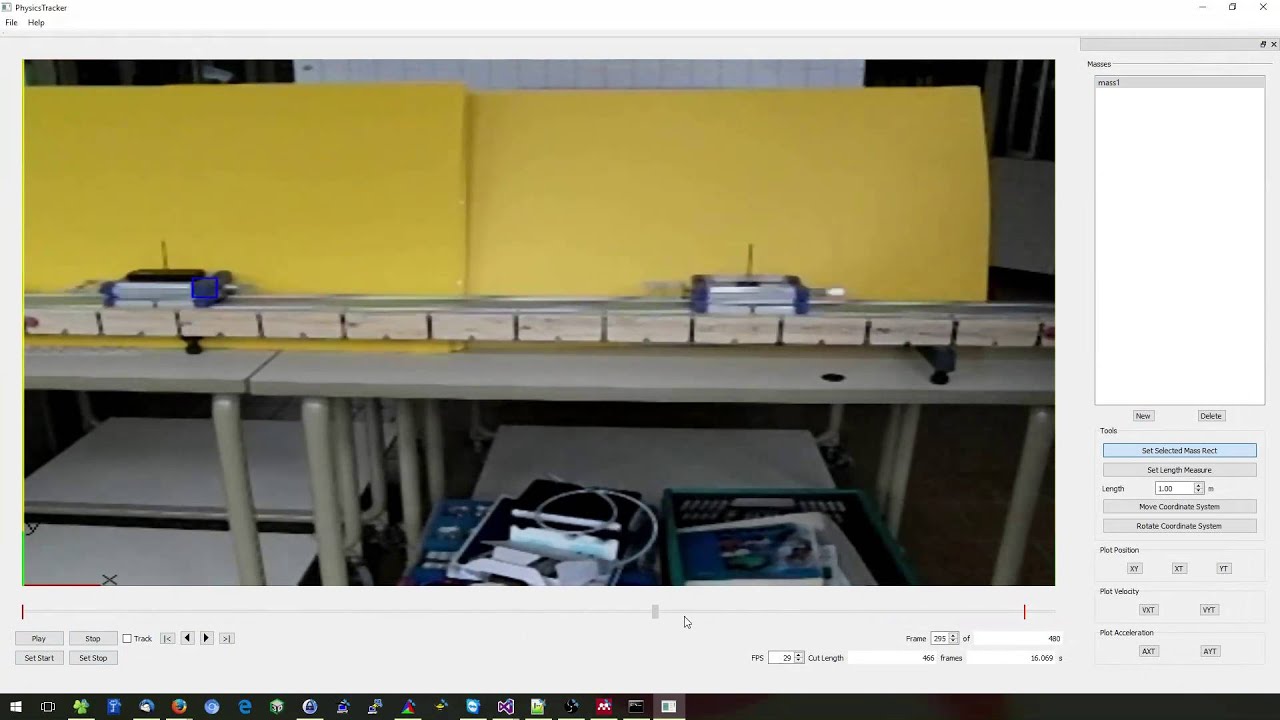 Physicstracker Demonstration Youtube