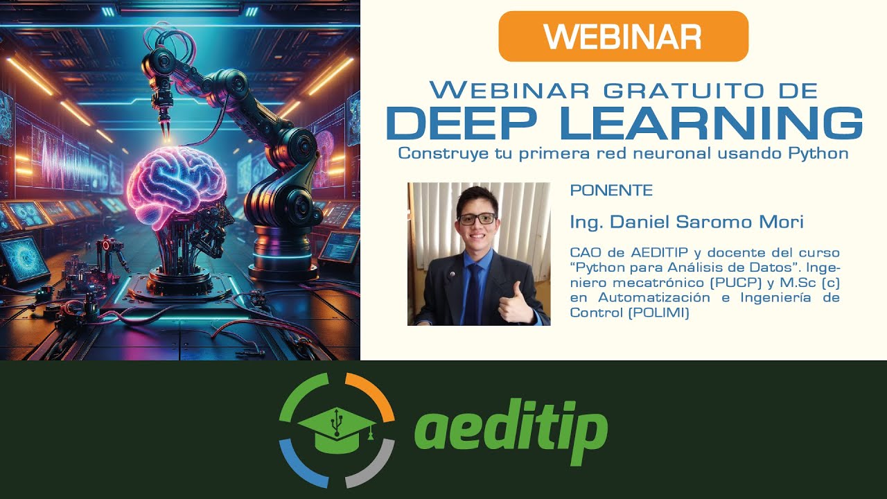 Webinar Deep Learning Construye Tu Primera Red Neuronal Usando Python