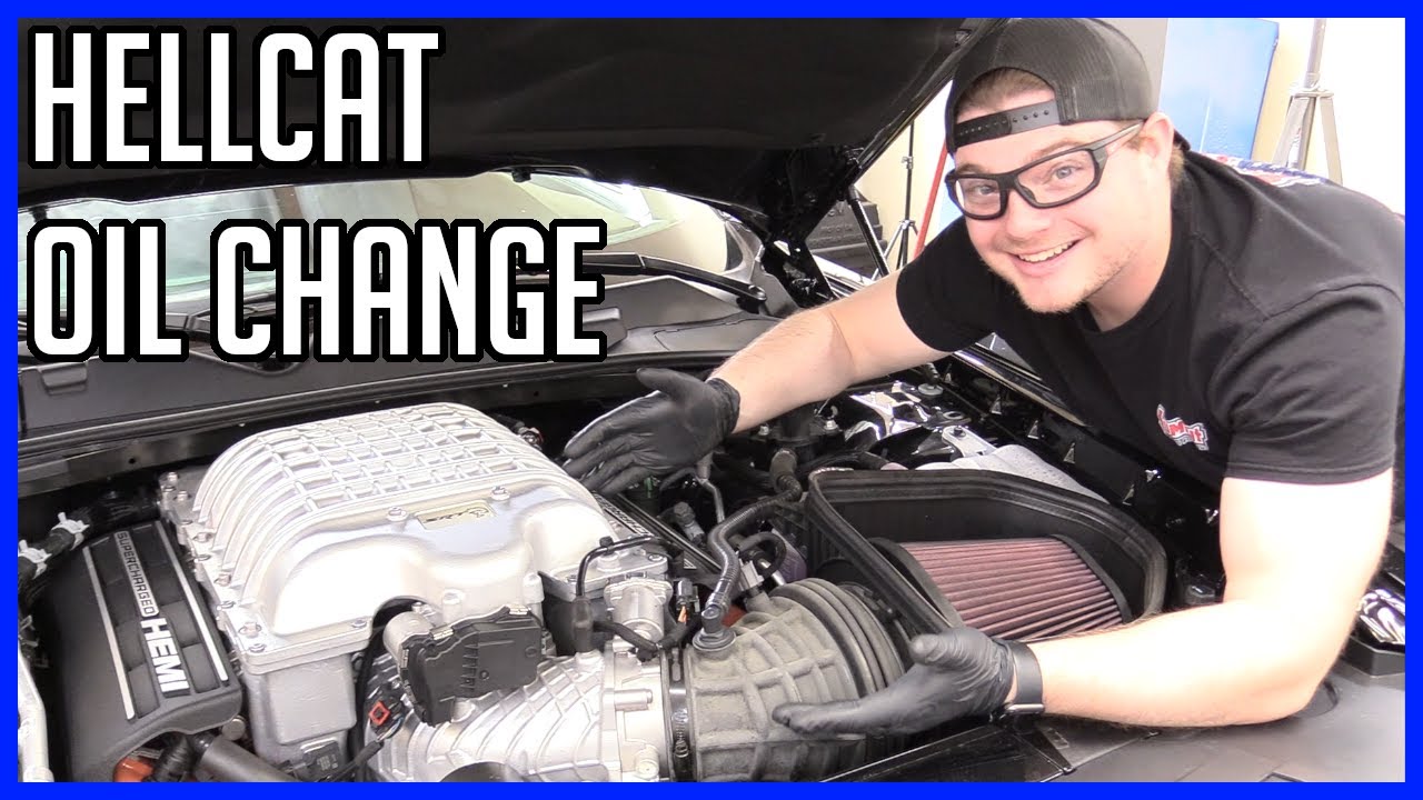 How To Change The Oil And Filter Dodge Challenger Charger Hellcat 6 2l
