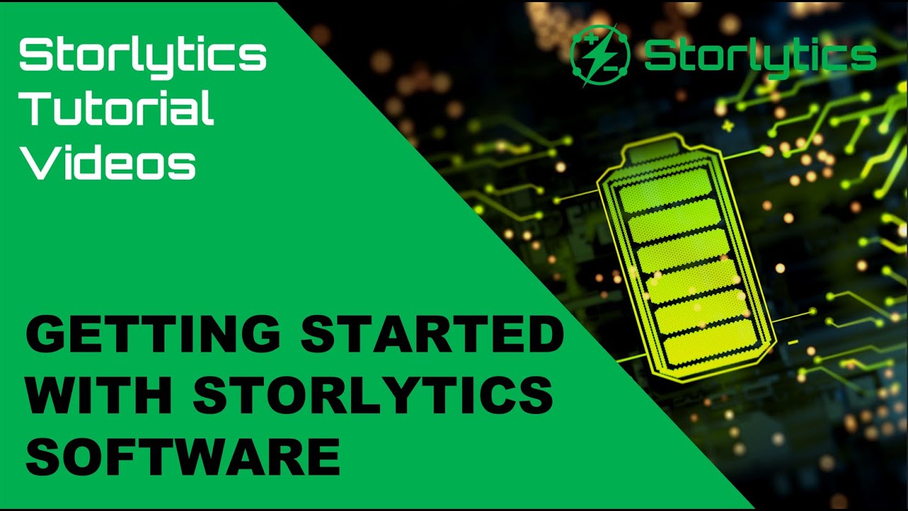 Getting Started With Storlytics Software Simplifying Energy Storage