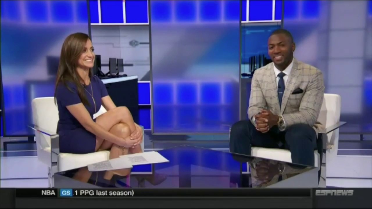 Dianna Russini Short Purple Dress Espn Youtube
