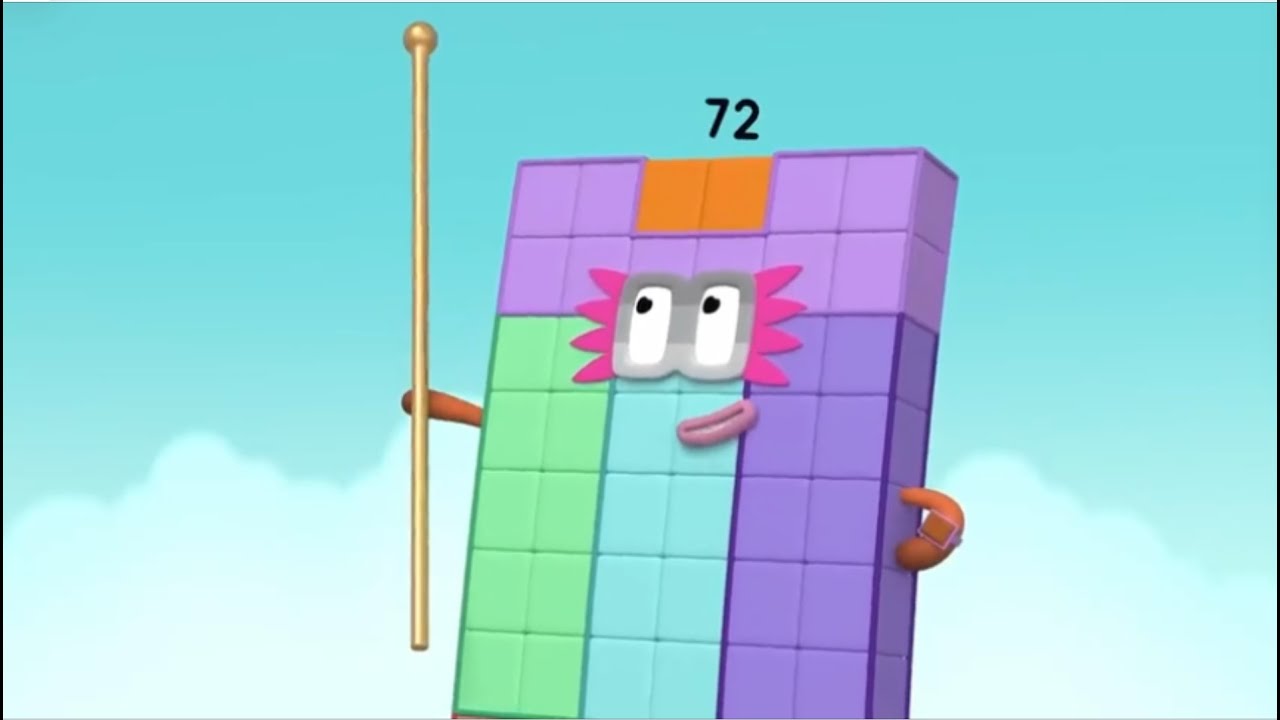 Numberblocks But Only When 72 Is On Screen Youtube