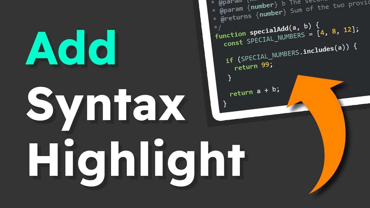 How To Add Syntax Highlighting To Code On Your Website Youtube