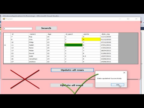 Code Update Data From Datagridview To Database Correct But Not Work In