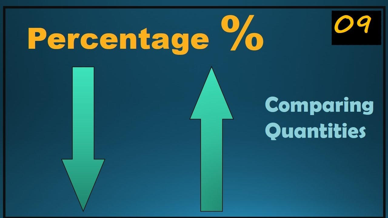 Increase And Decrease Percentage How To Find Percent Comparing