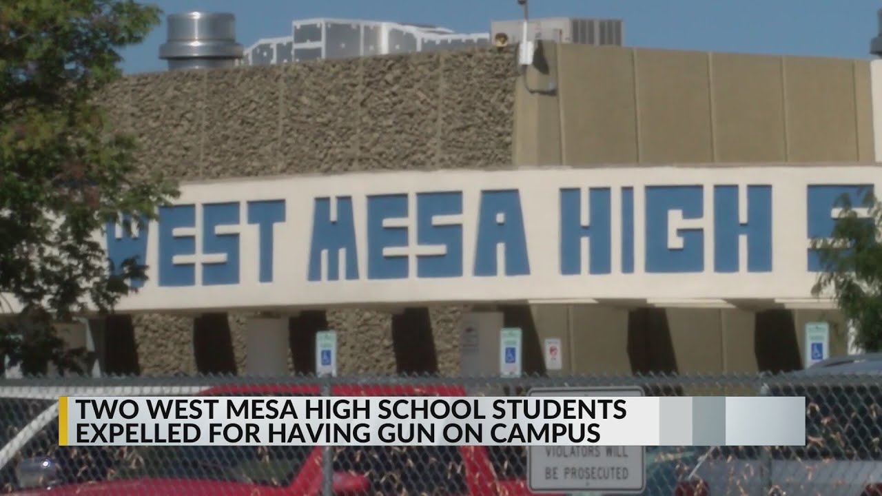 Two Students In Custody After Guns Found At West Mesa High School Youtube