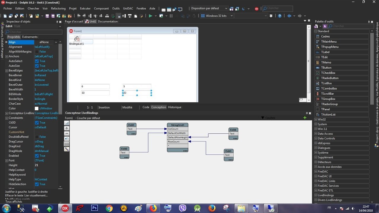 Delphi 20 Stringgrid 1 Col Row Youtube