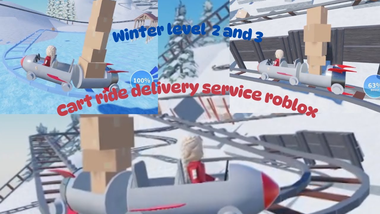 Winter Level 2 And 3 Cart Ride Delivery Service Youtube