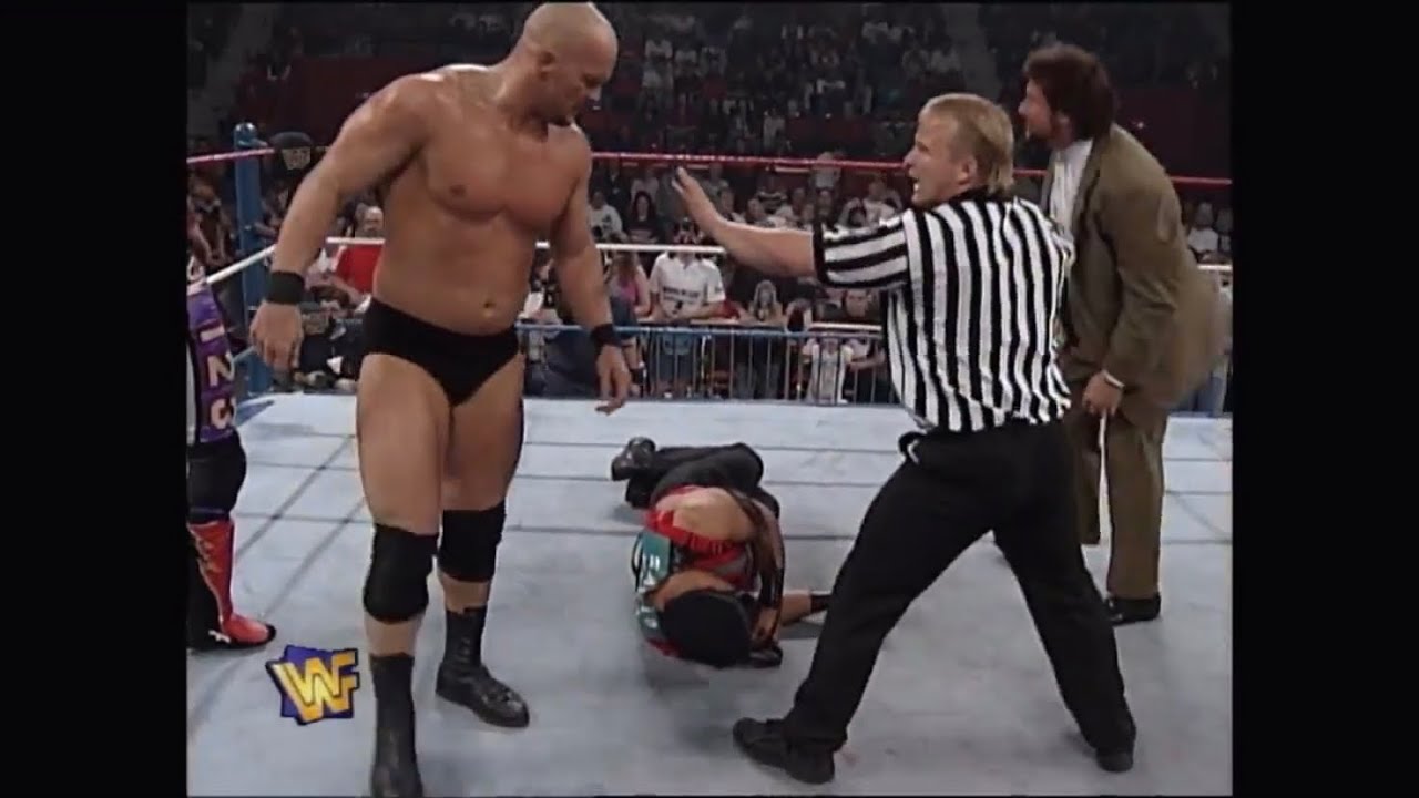 Stone Cold Steve Austin Ties Up Savio Vega Wwe Raw 5 20 1996 Youtube