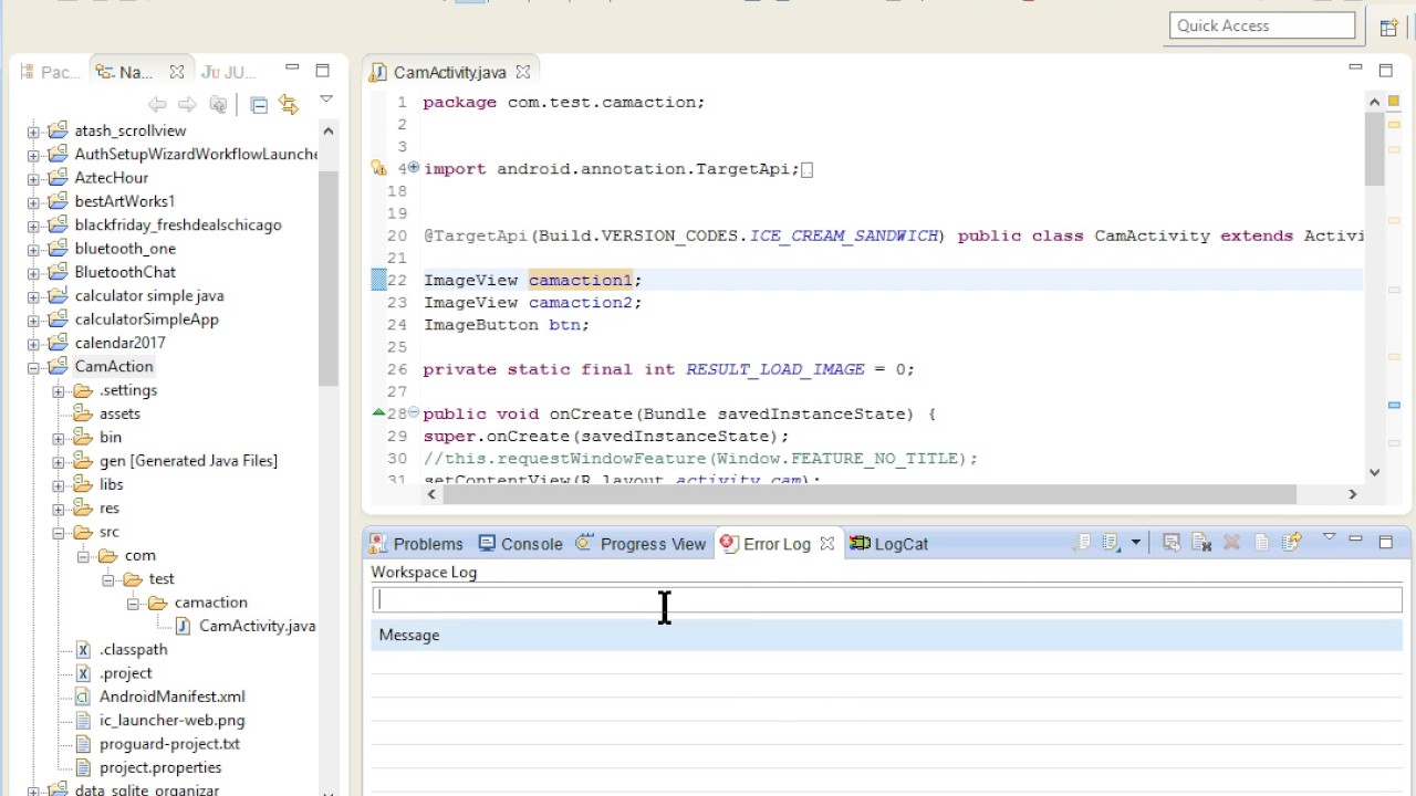 Android Eclipse Tutorial 1 Learn Android Programming In 24 Hrs Youtube