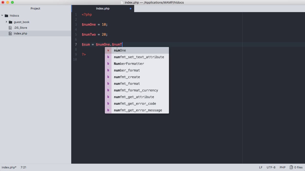 Concatenation In Php