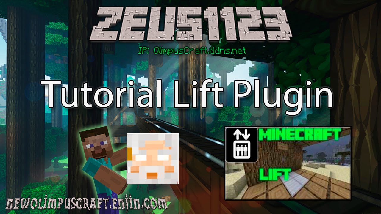 Tutorial Lift Plugin Ascensor Minecraft Server Youtube