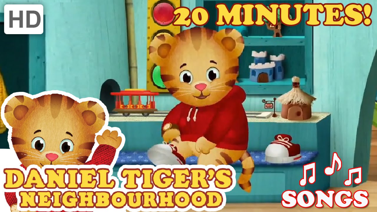 Daniel Tiger Song Compilation 20 Minutes