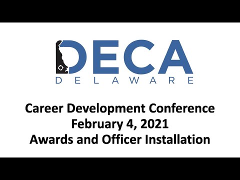 Deca 2021 Awards Ceremony And Officer Installation Youtube