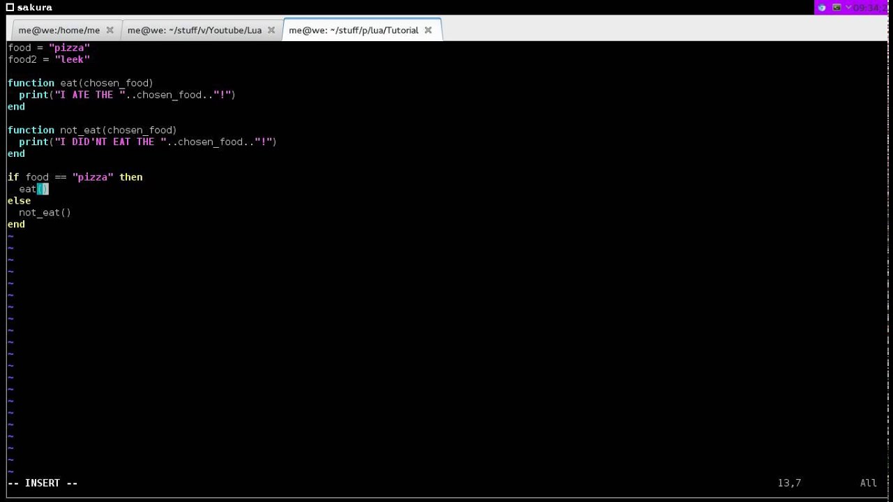 Lua Tutorial Part 3 Functions Youtube