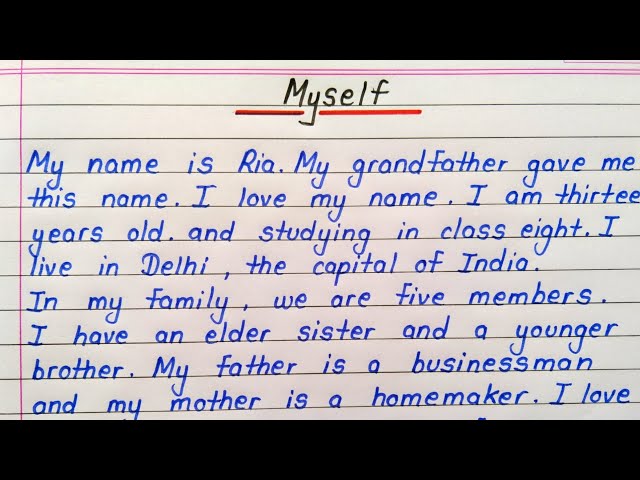 Essay Writing About Yourself Statement Of Purpose Sop Format