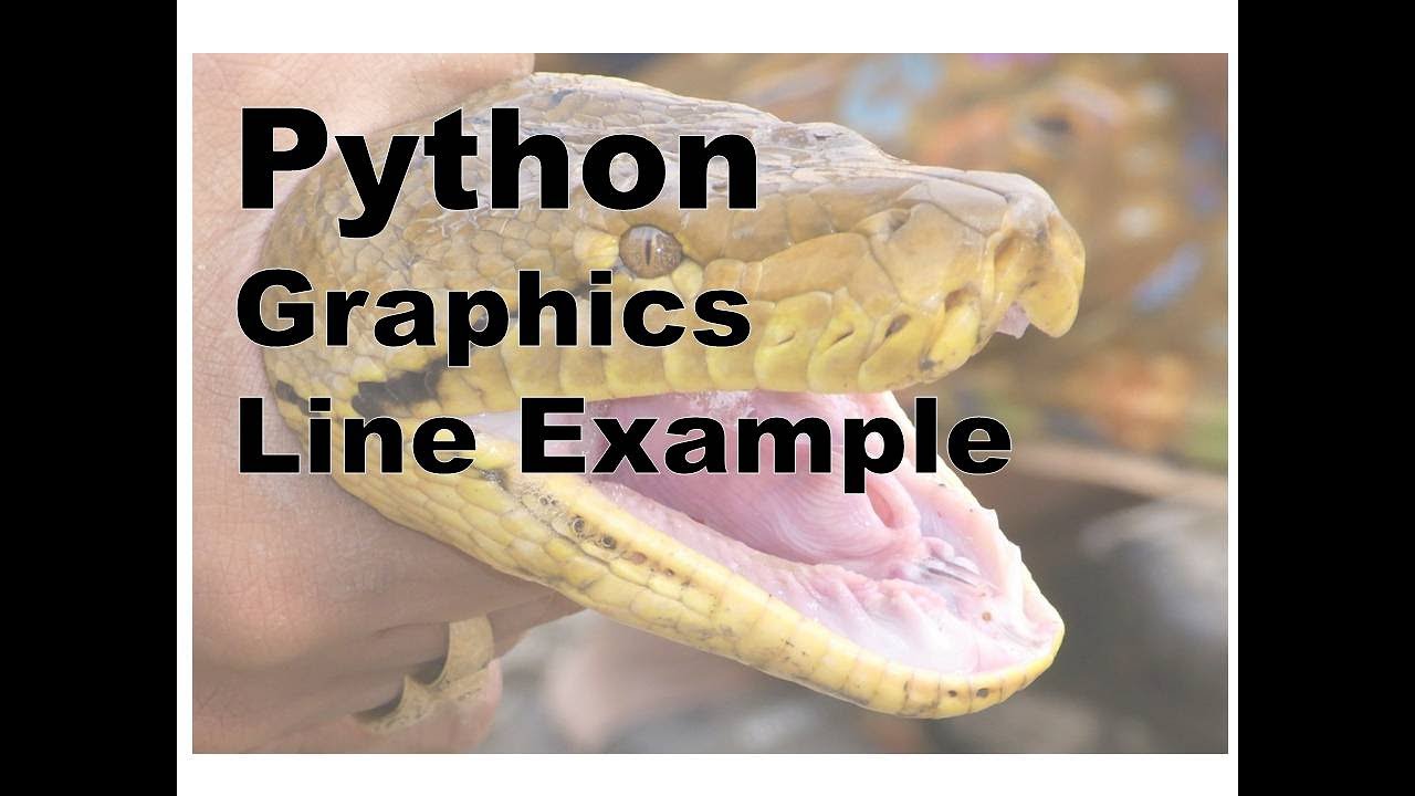 510 Python Line Graphic Example Youtube