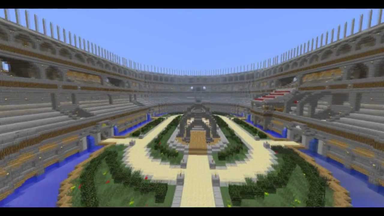 Minecraft Colisée Coliseum Youtube