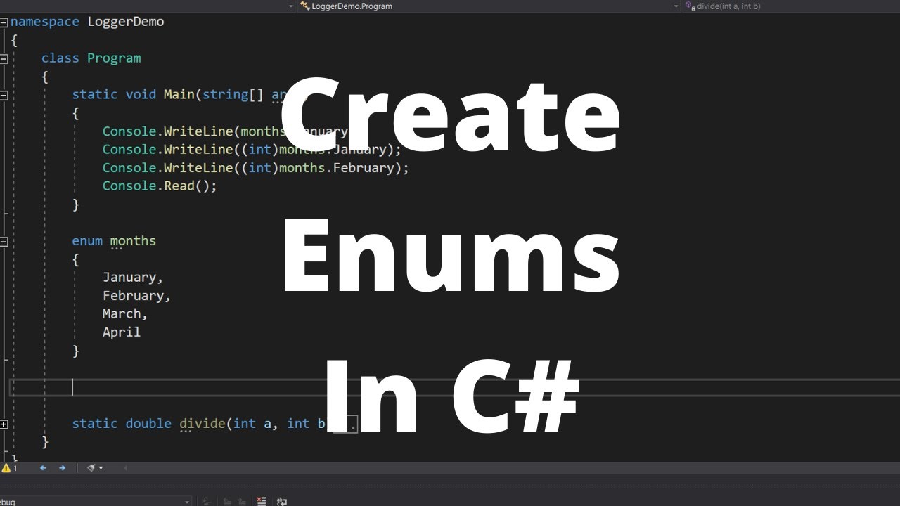 How To Create And Use Enums In C C Tutorial For Beginners Youtube