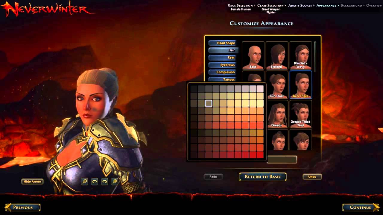 Neverwinter Character Creation Youtube