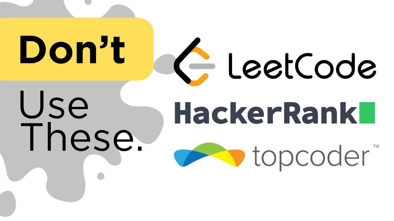 Leetcode Hackerrank Topcoder Are Bad For Programming Newbies Youtube
