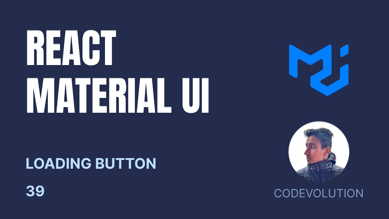 React Material Ui Tutorial 39 Loading Button Youtube