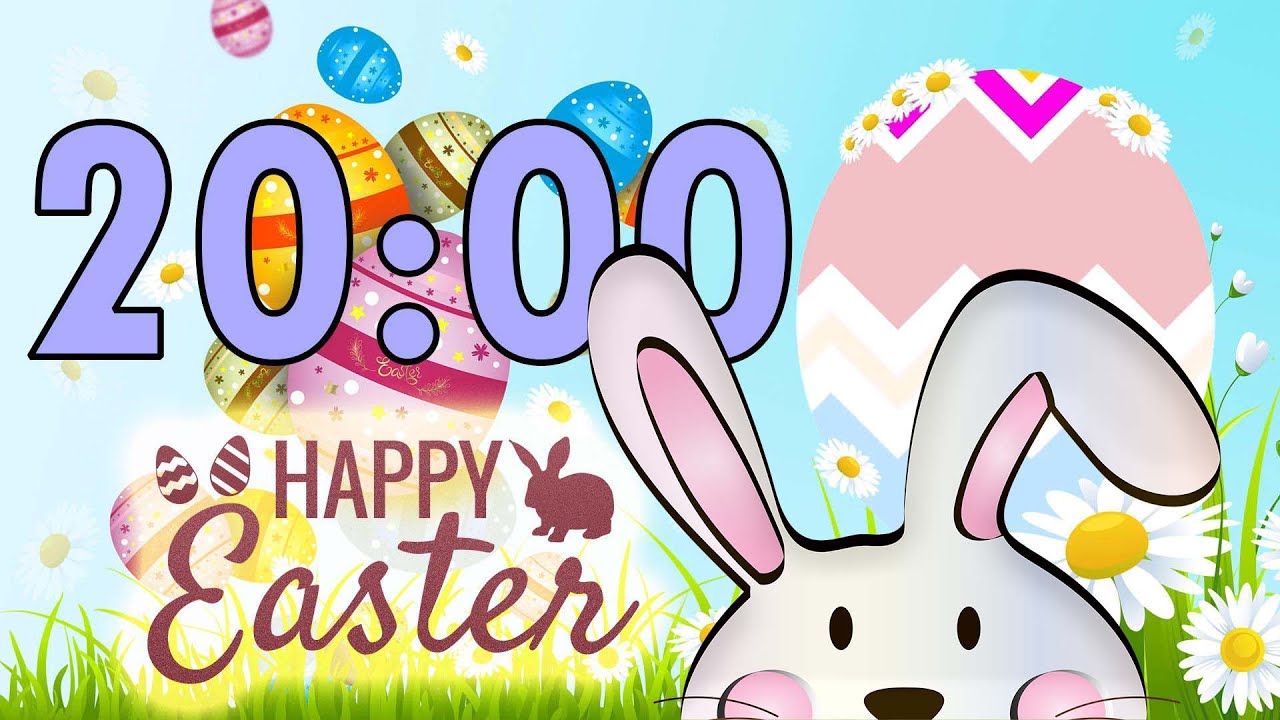 20 Minute рџђ Happy Easter рџґљ Countdown Timer Spinning Easter Egg Fun