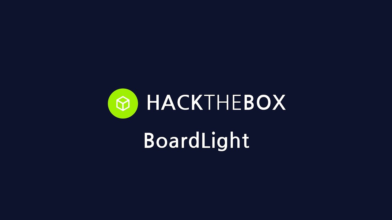 Hackthebox Machines Linux Boardlight Youtube