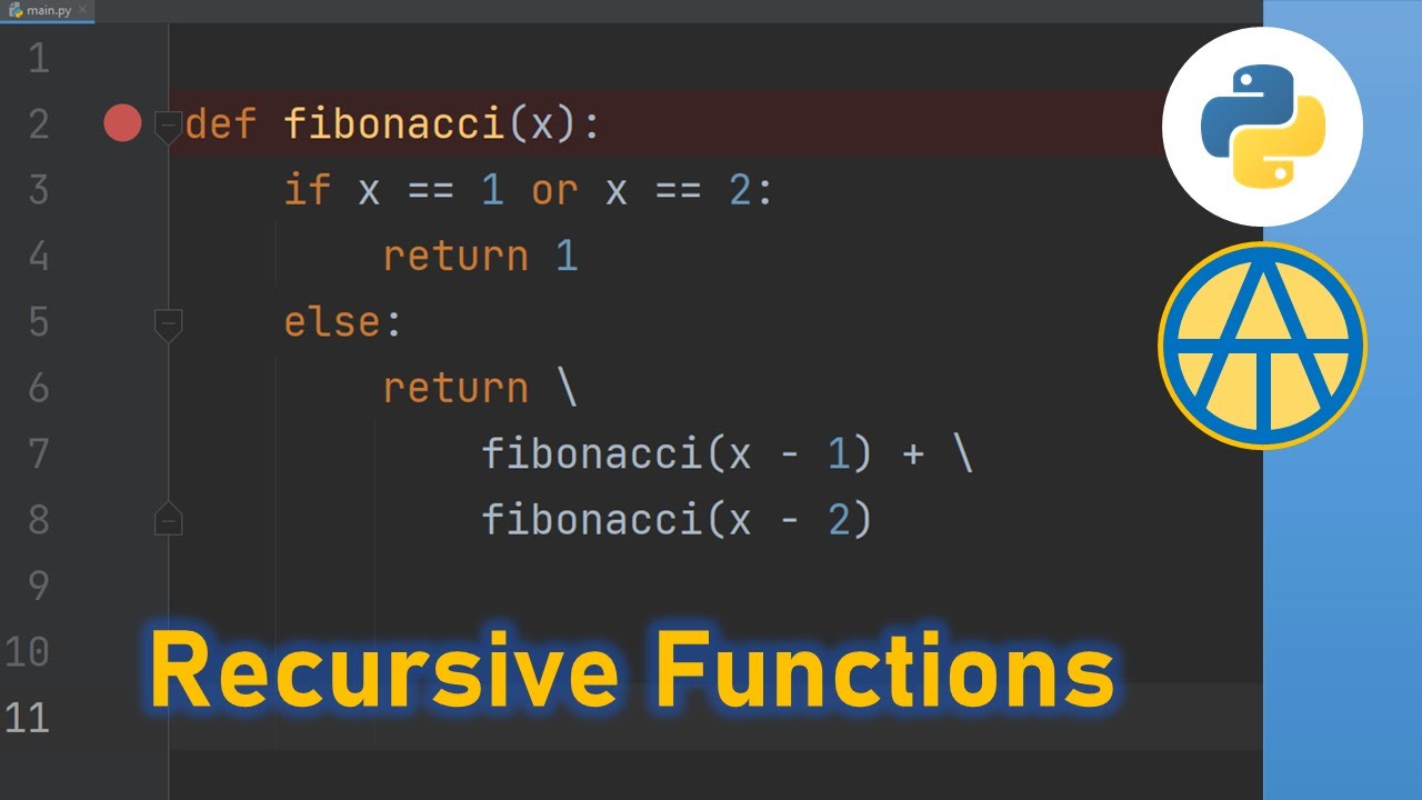 Recursive Functions Python Tutorial 14 Youtube