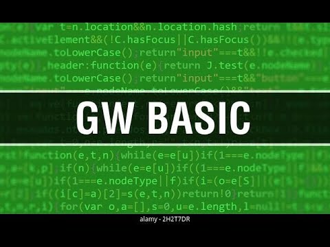 Lección 1 Gwbasic Youtube
