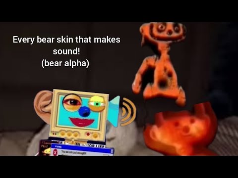 Every Roblox Bear Alpha Skin That Makes Sound 2023 Youtube