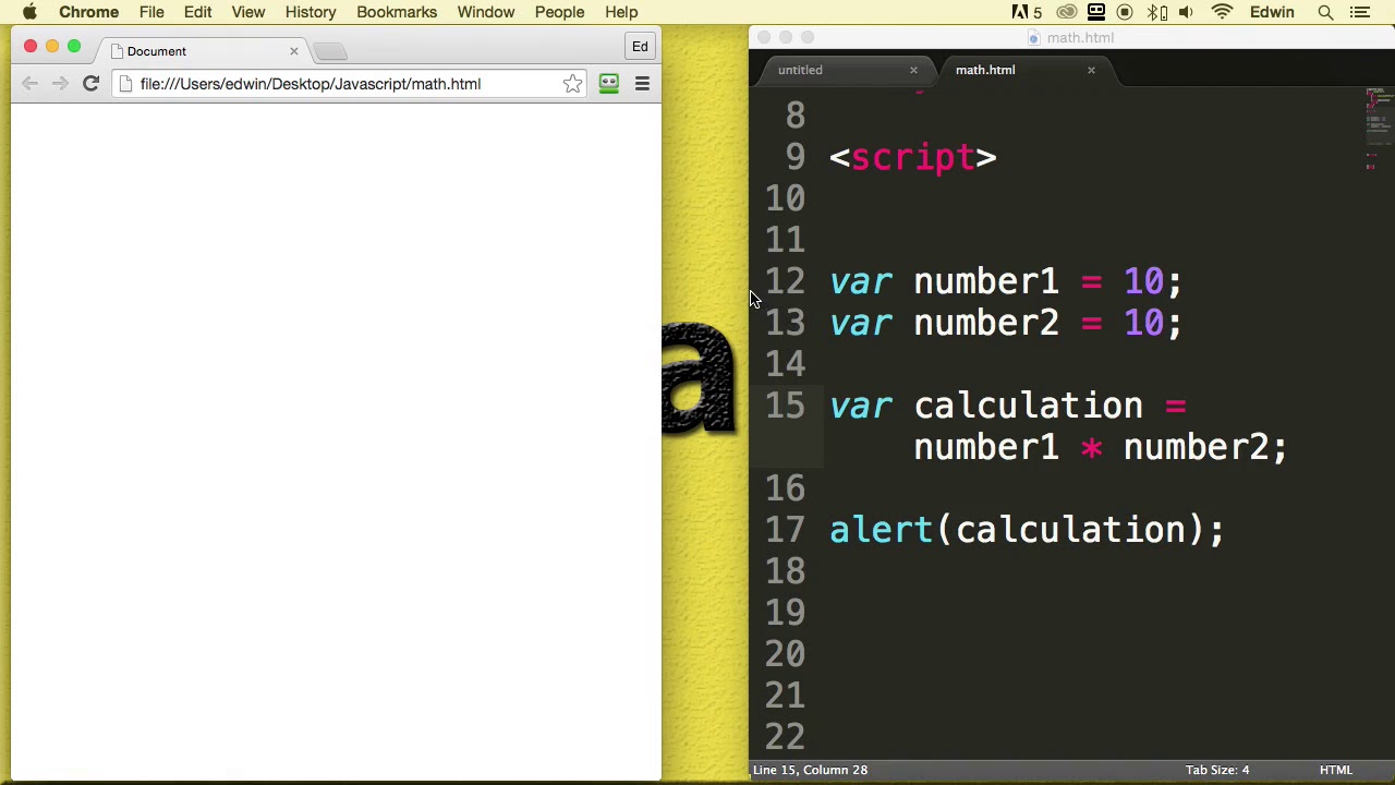 Math Calculations In Javascript Youtube
