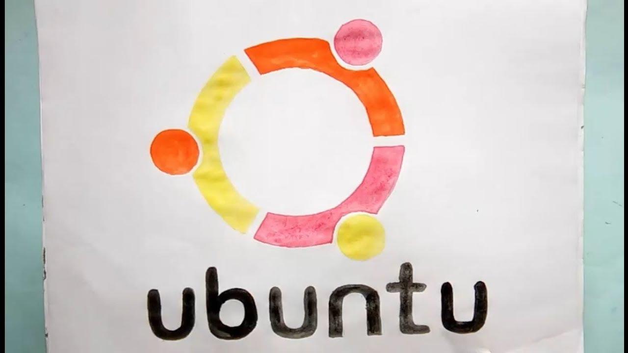 How To Draw The Linux Ubuntu Logo Youtube