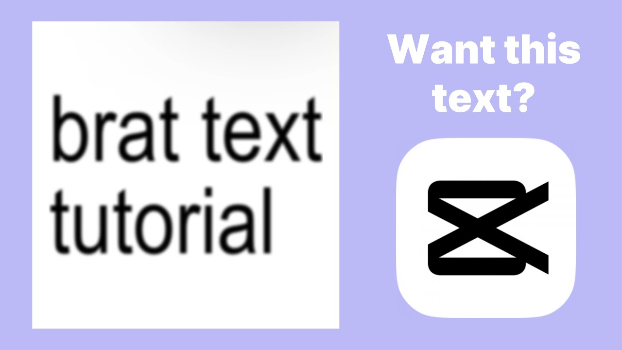 How To Edit Brat Text On Capcut Tutorial Youtube