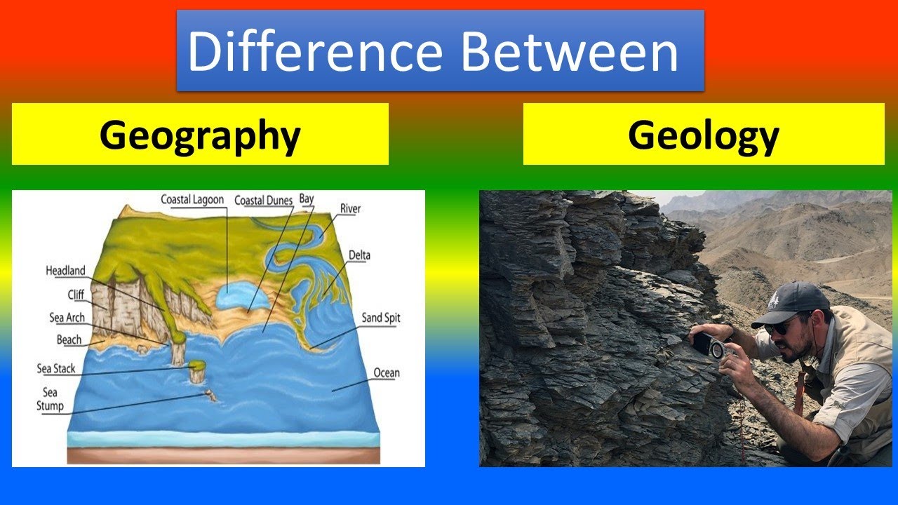 Difference Between Geography And Geology Youtube