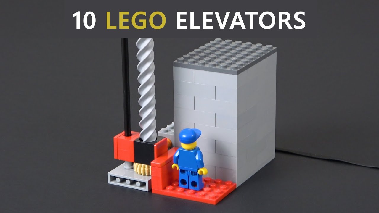 10 Lego Elevator Designs