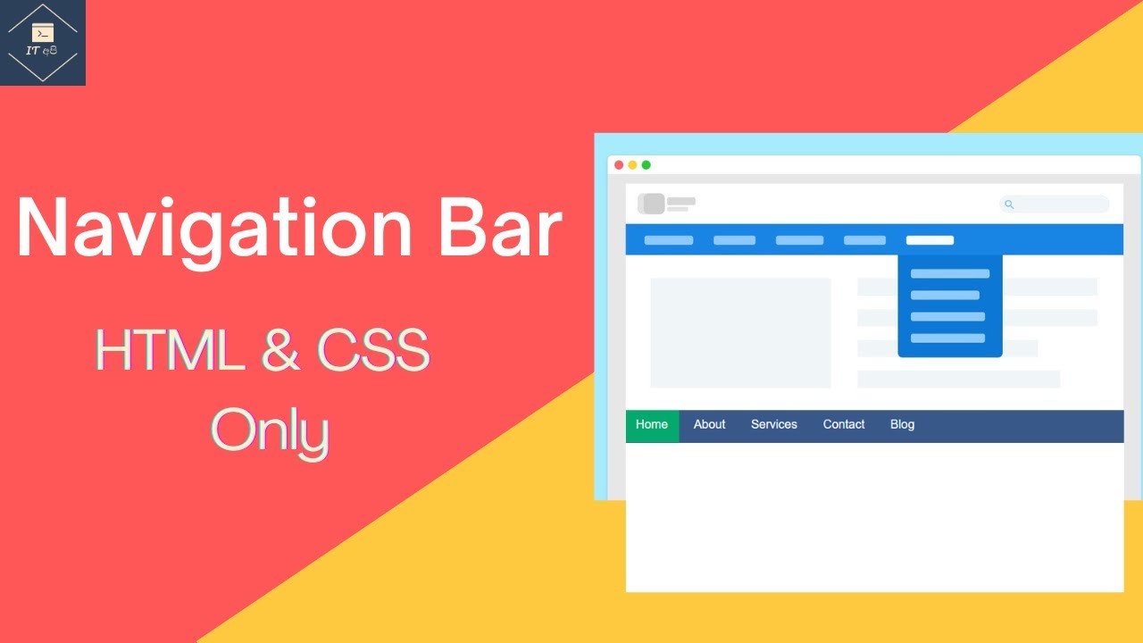How To Make A Navigation Bar Using Html And Css At Rita Clark Blog