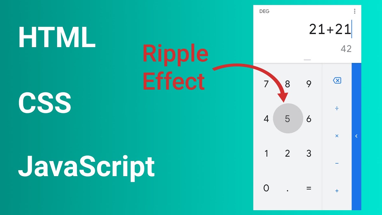 Android Calculator Speed Coding Html Css Javascript Youtube