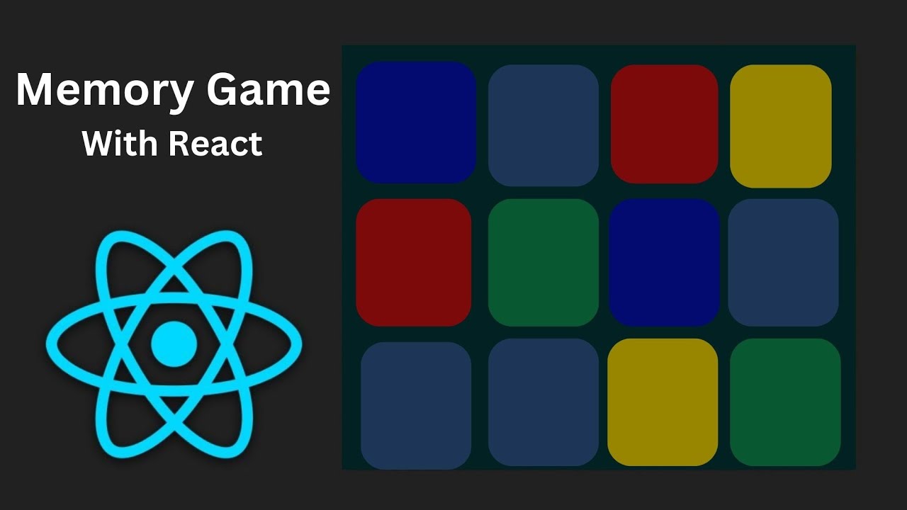 Build A Memory Game Using React Youtube