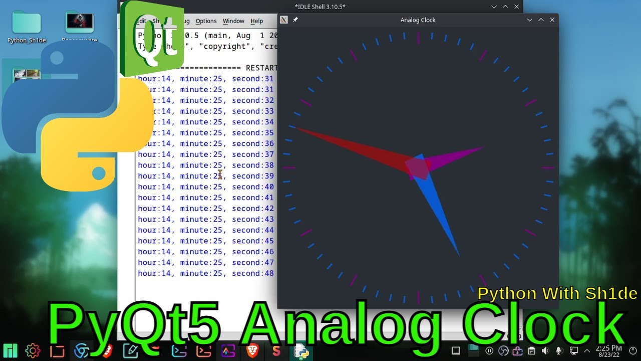 Create Analog Clock Using Python At James Daulton Blog