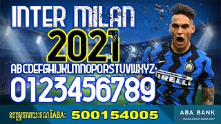 Inter Milan Font 2021 Football Font By Black Font Free All Download For ...