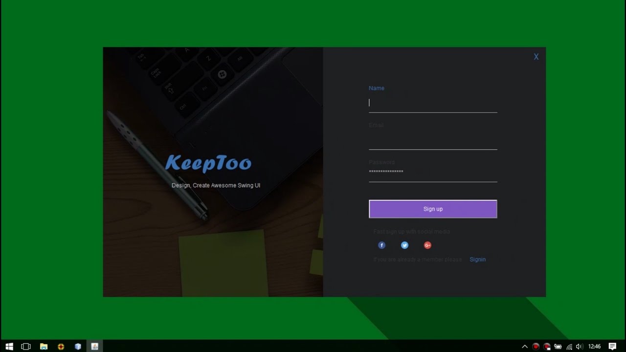 Gui Interface Java Github